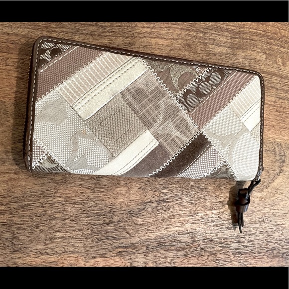 Coach | Bags | Authentic Coach Patchwork Wallet | Poshmark